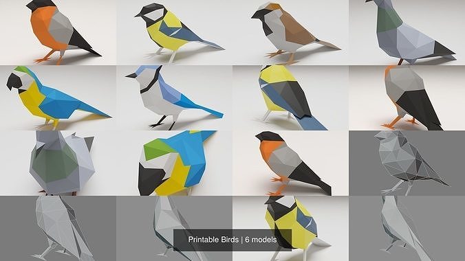 Printable Birds 3D Model Collection | CGTrader