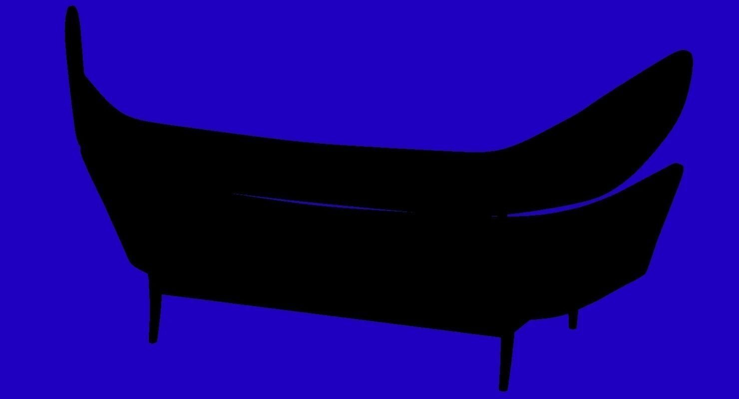 Organic Modernism Aysha Sofa 3D model | CGTrader