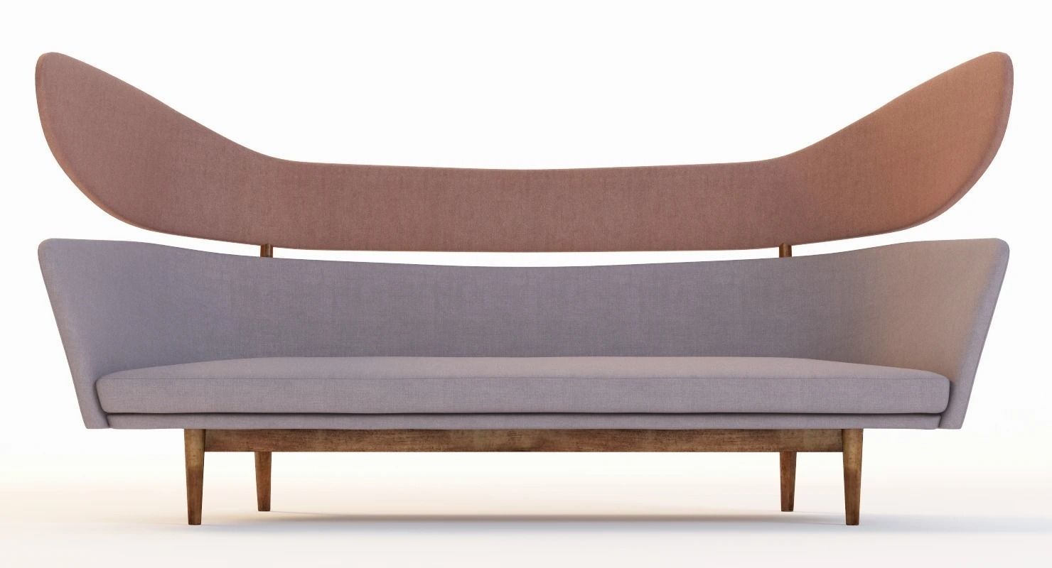 Organic Modernism Aysha Sofa 3D model | CGTrader