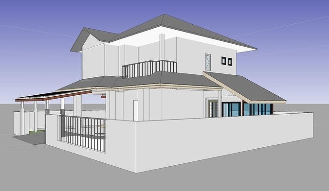 House renovation in concept 3D model | CGTrader