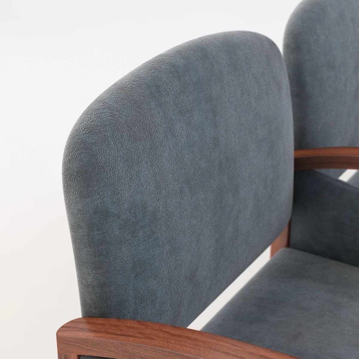 Nemschoff Horizon Multiple Public Seating Delta Chair 3D model | CGTrader