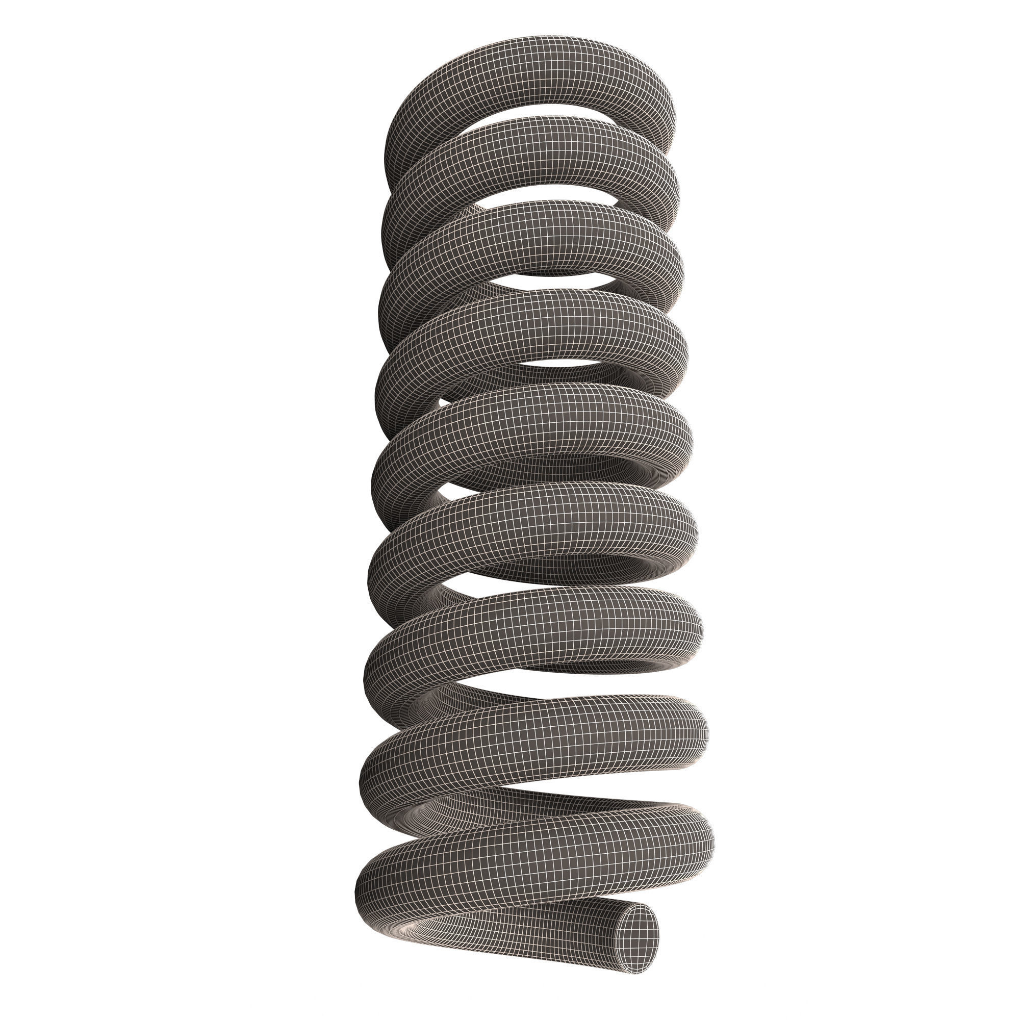 3D model Coil Spring VR / AR / low-poly | CGTrader