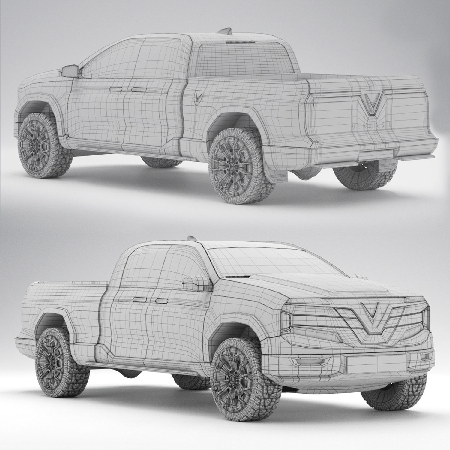 Pickup Truck Vinfast 3D model | CGTrader