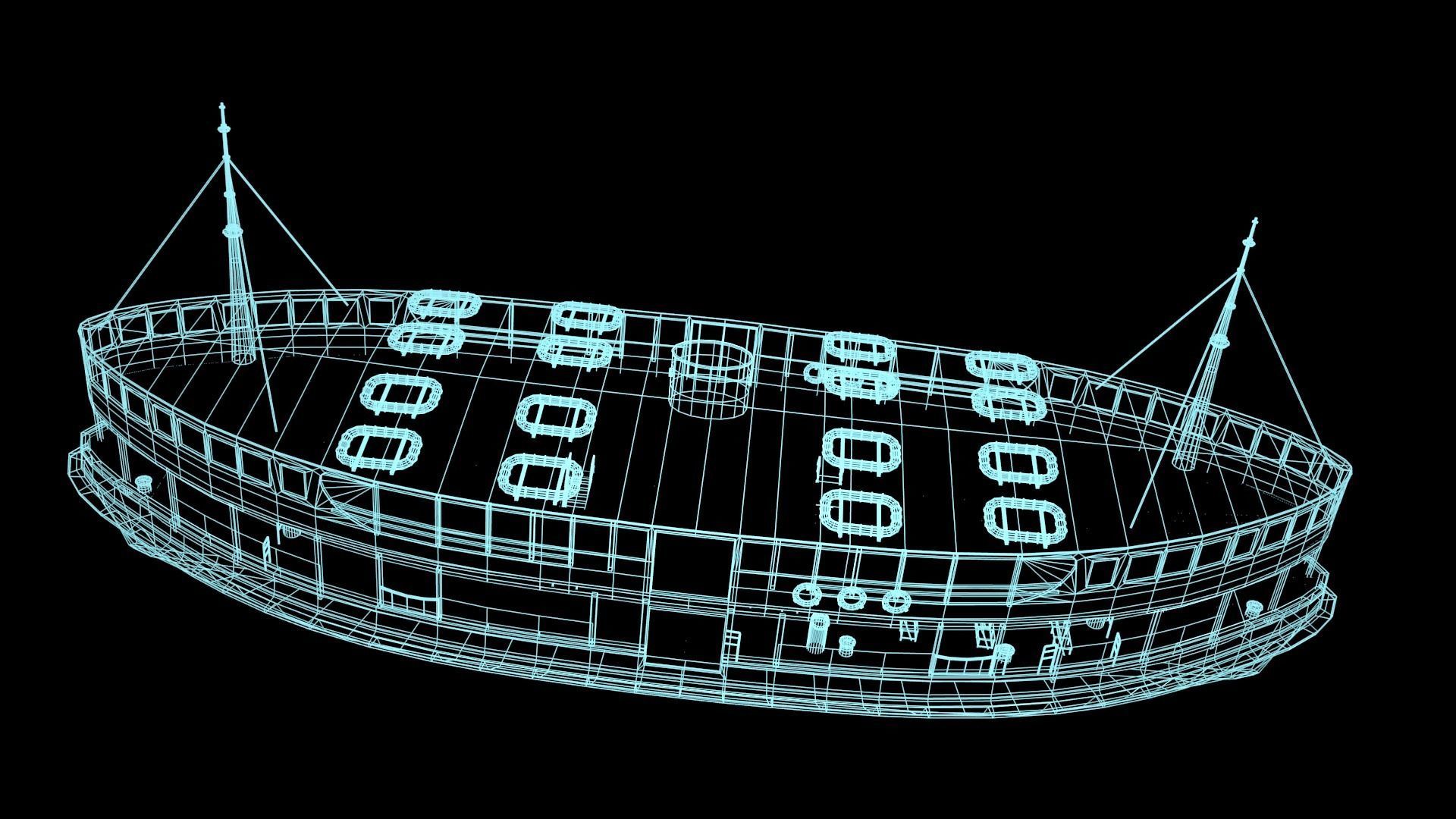 3D Model Collection 12 Watercraft Models lowPoly 3D model VR / AR / low ...