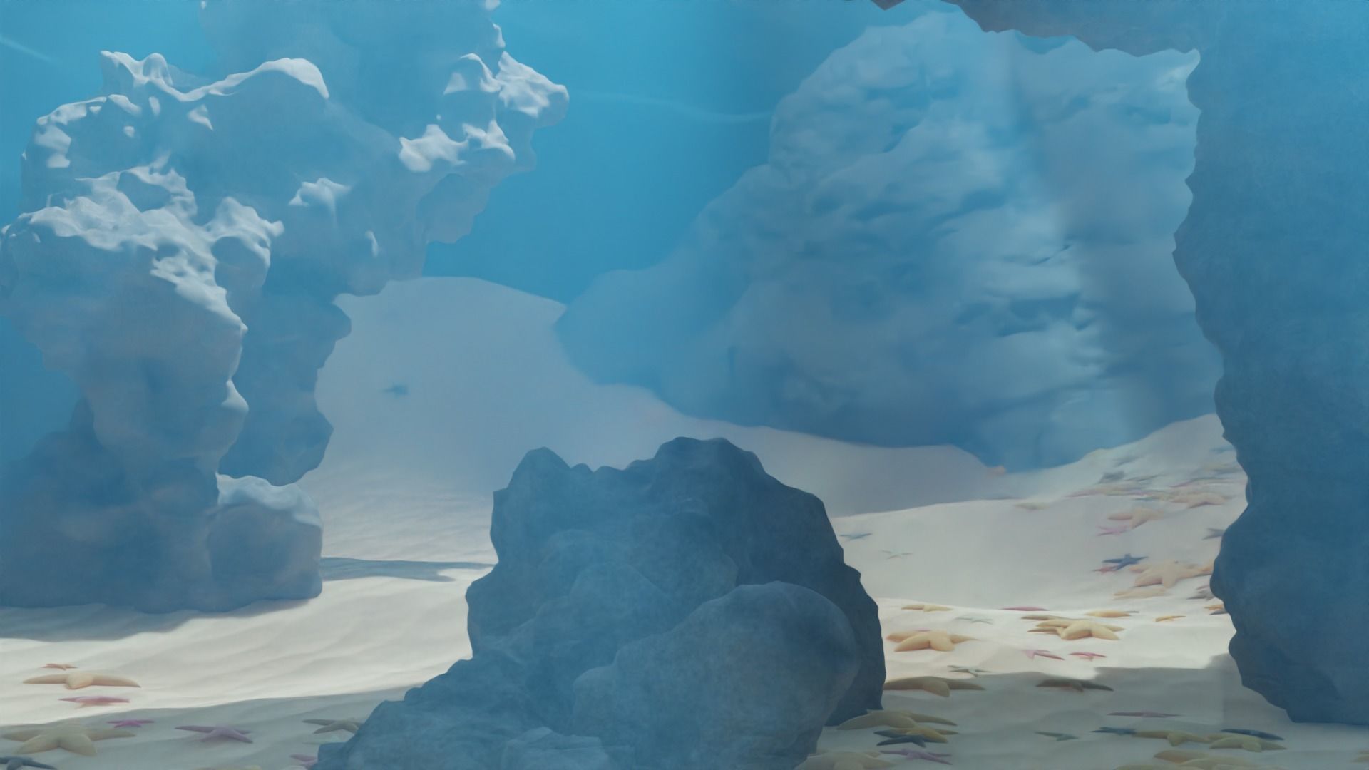 Ocean Environment 3D model animated | CGTrader