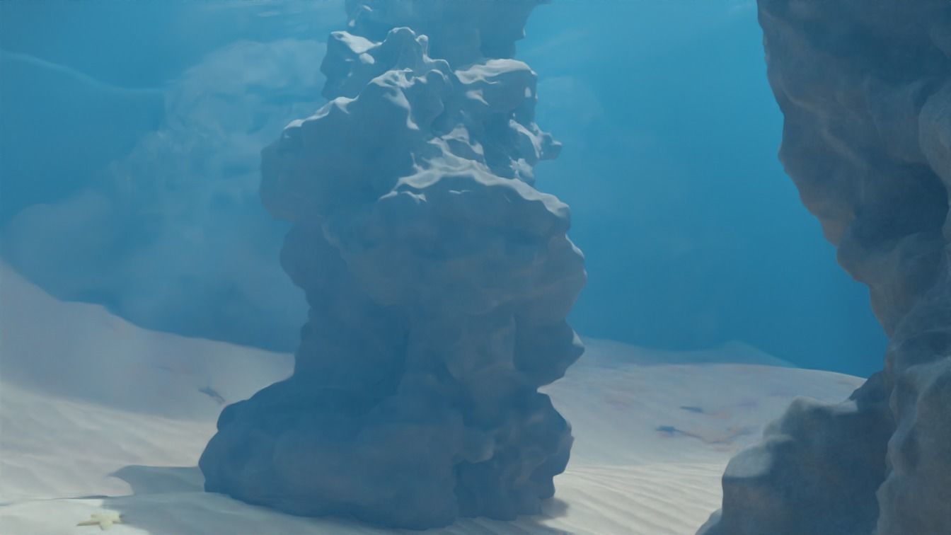 Ocean Environment 3D model animated | CGTrader