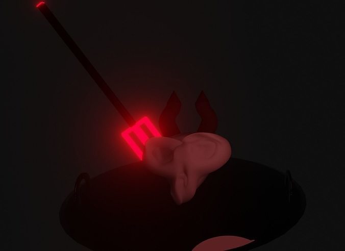 Demonic figure free 3D model | CGTrader
