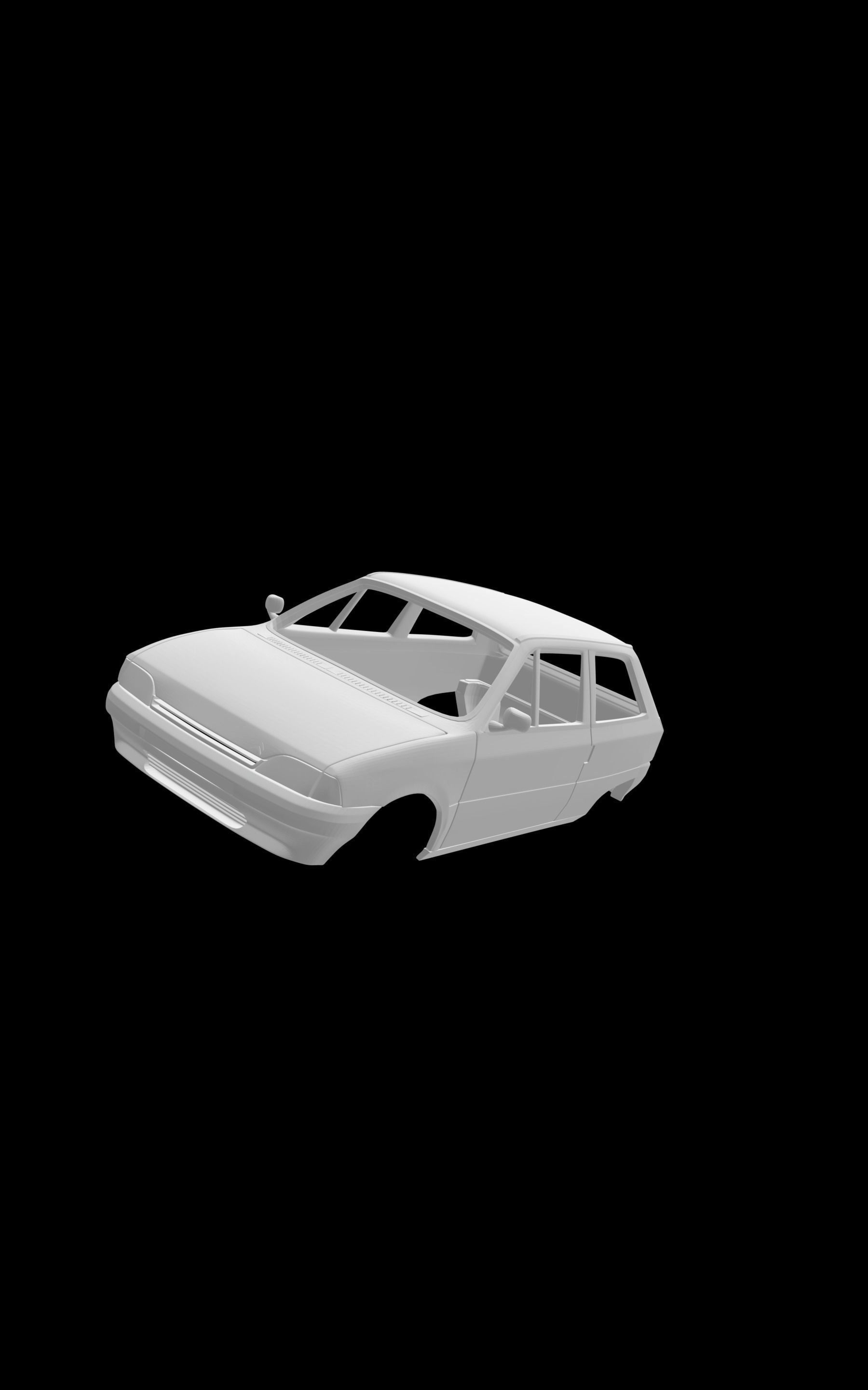 Citroen AX 3D model 3D printable | CGTrader