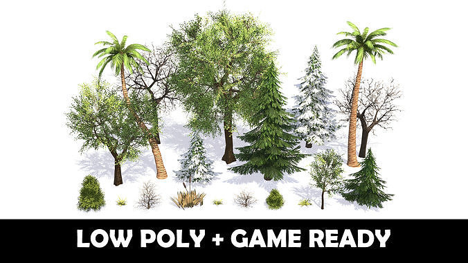 3D model Plant Vegetation Game Ready VR / AR / low-poly | CGTrader