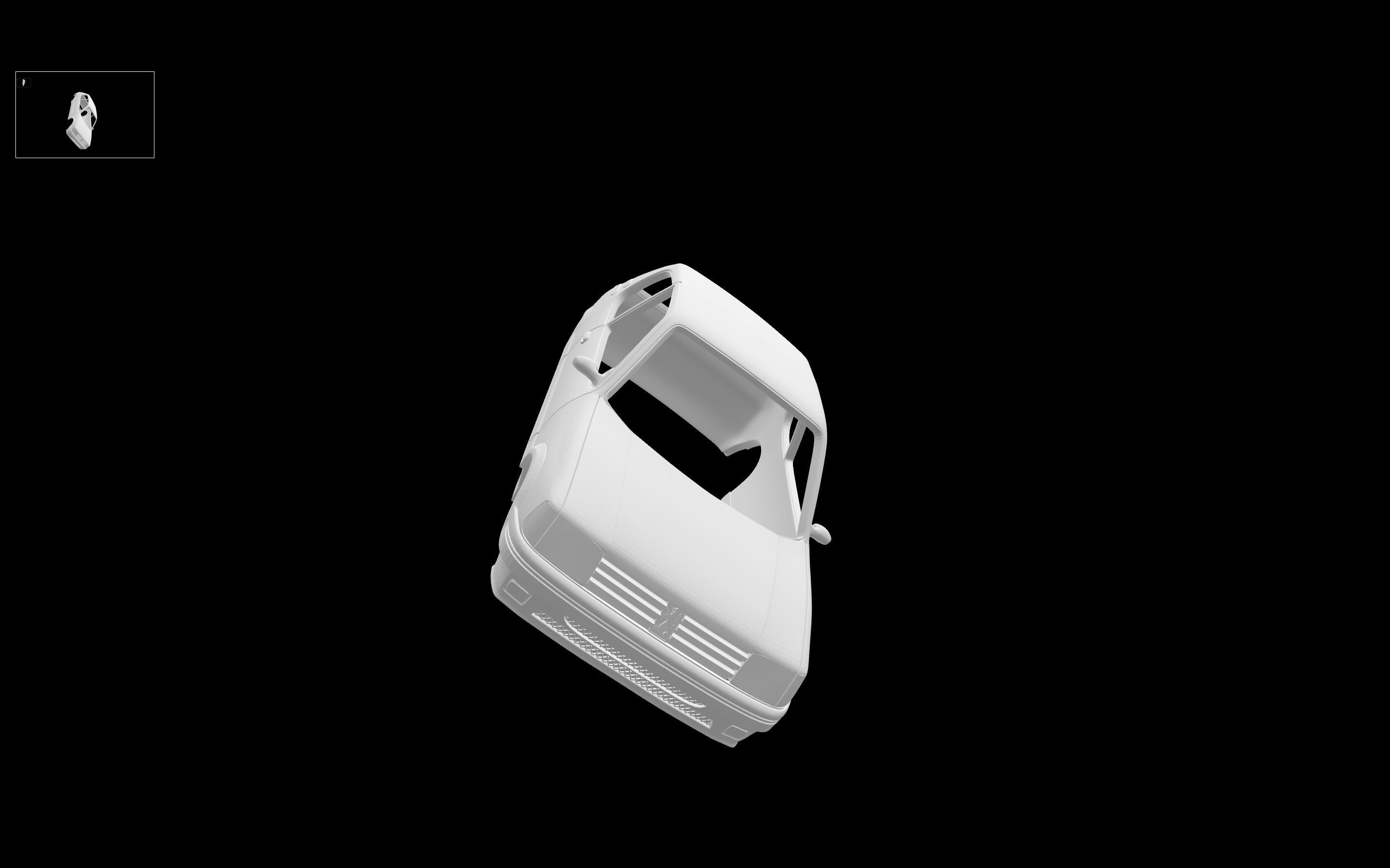Peugeot 205 GTI 3D model 3D printable | CGTrader