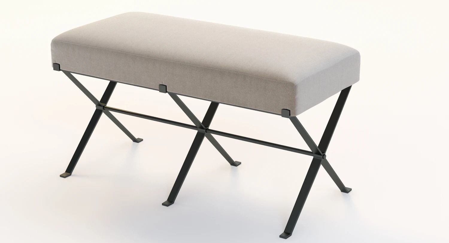 Madame X Bench 3D model | CGTrader