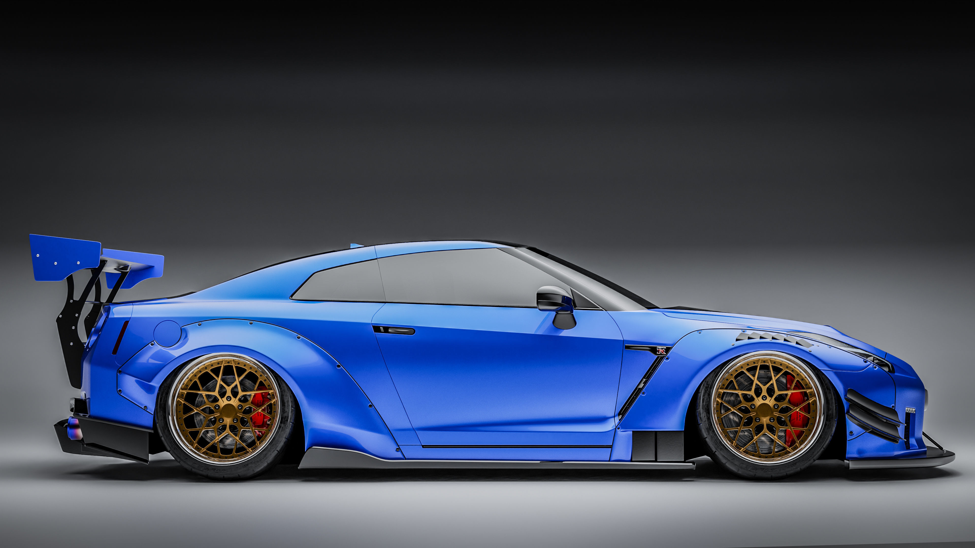Nissan GTR R35 Liberty Walk Type 2 3D model | CGTrader