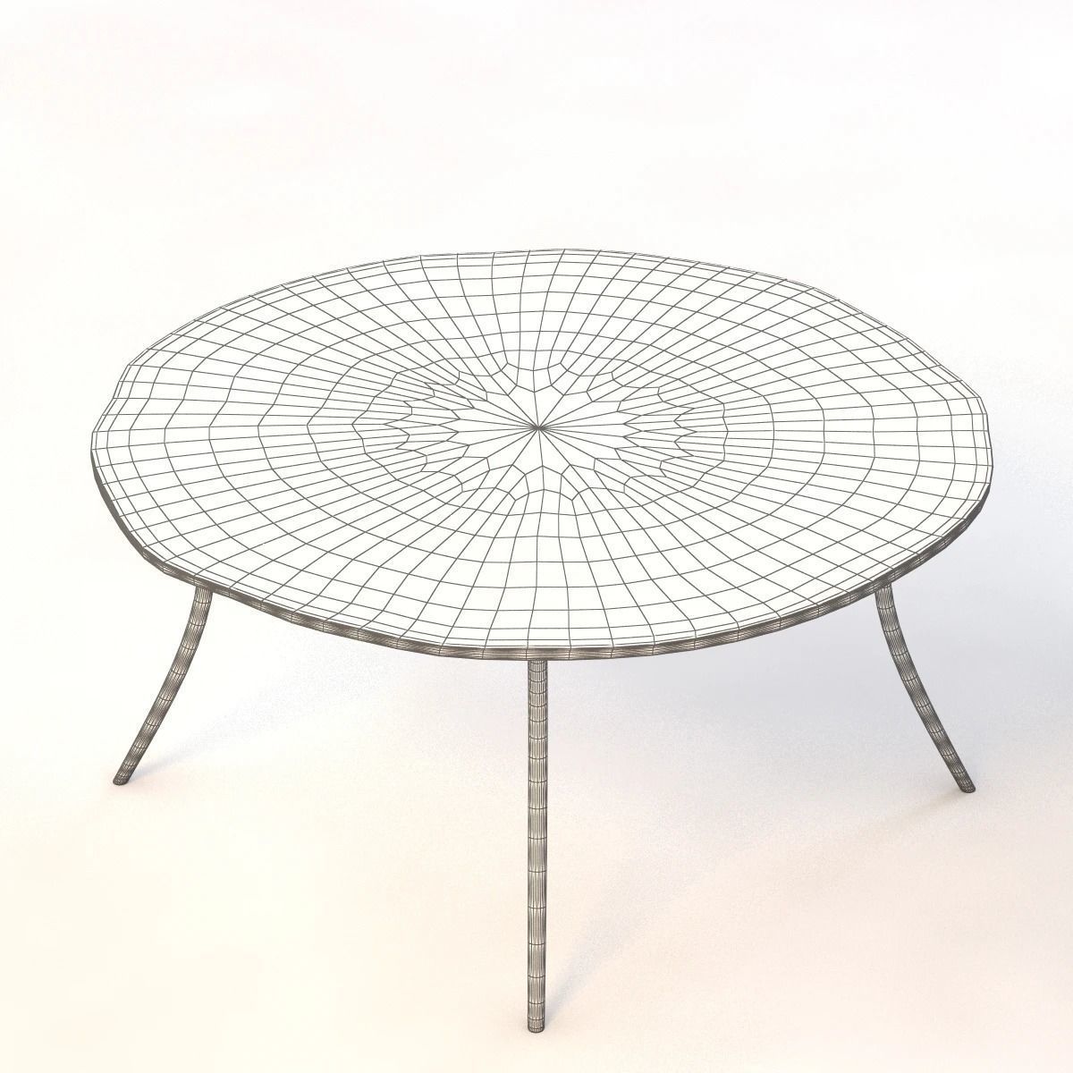 Lean Coffee Table 3D model | CGTrader