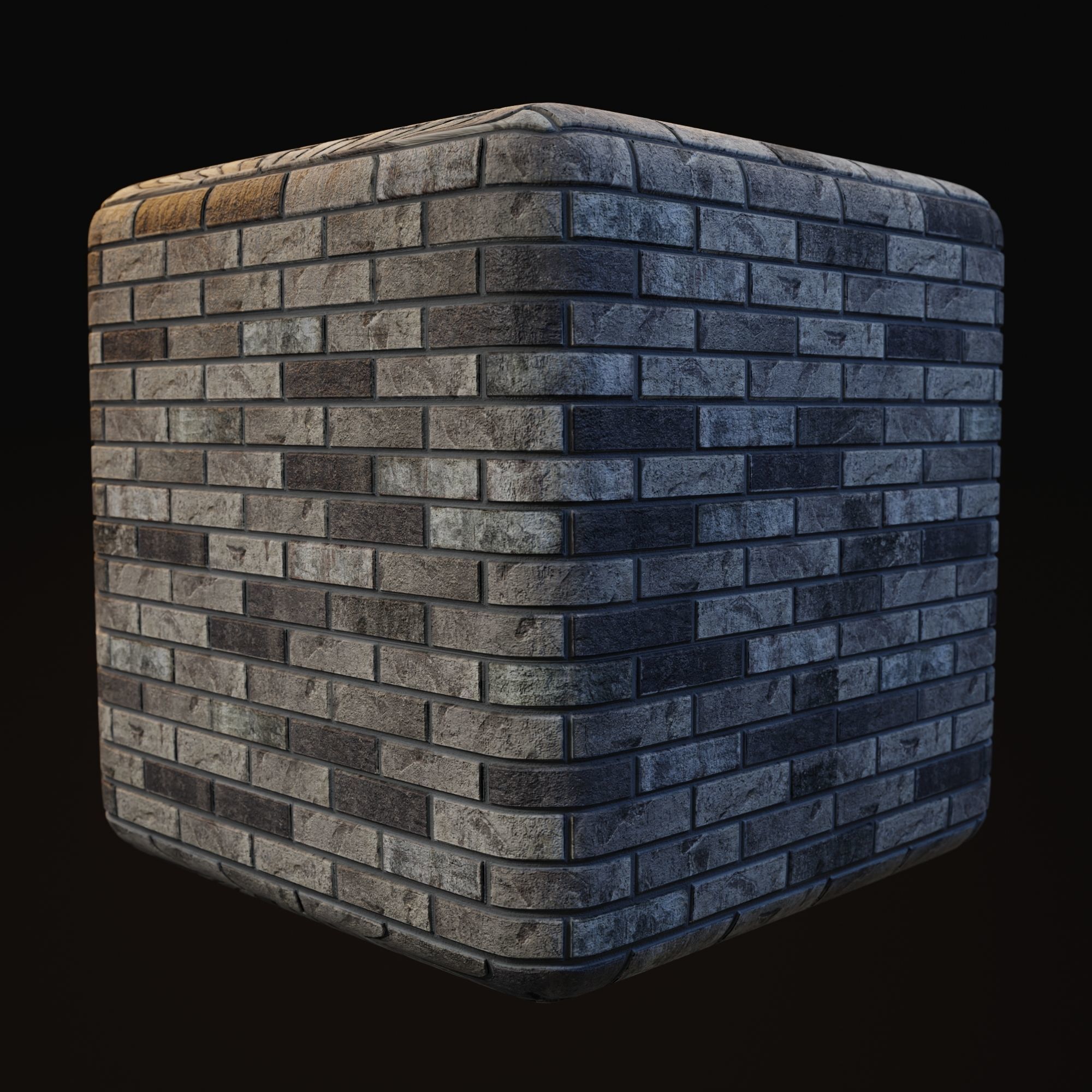Winter Lake King Running and Stack Bricks Texture Texture | CGTrader