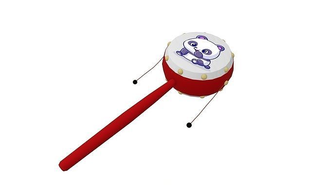 3D model Chinese Rattle VR / AR / low-poly | CGTrader