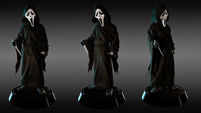 Ghostface - collectible 3D model 3D printable | CGTrader