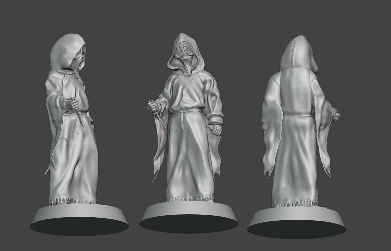 Ghostface - collectible 3D model 3D printable | CGTrader