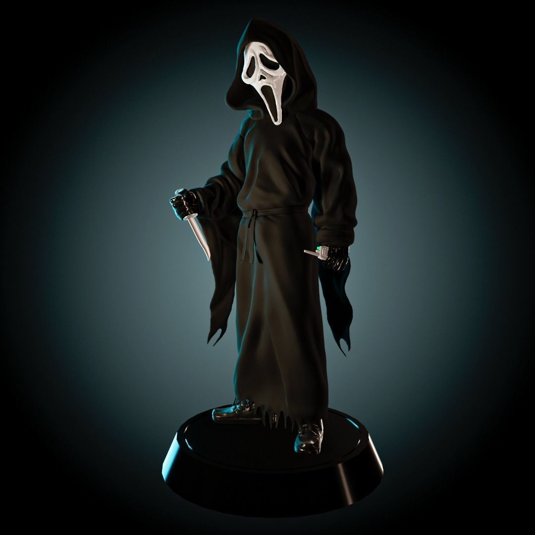 Ghostface - collectible 3D model 3D printable | CGTrader