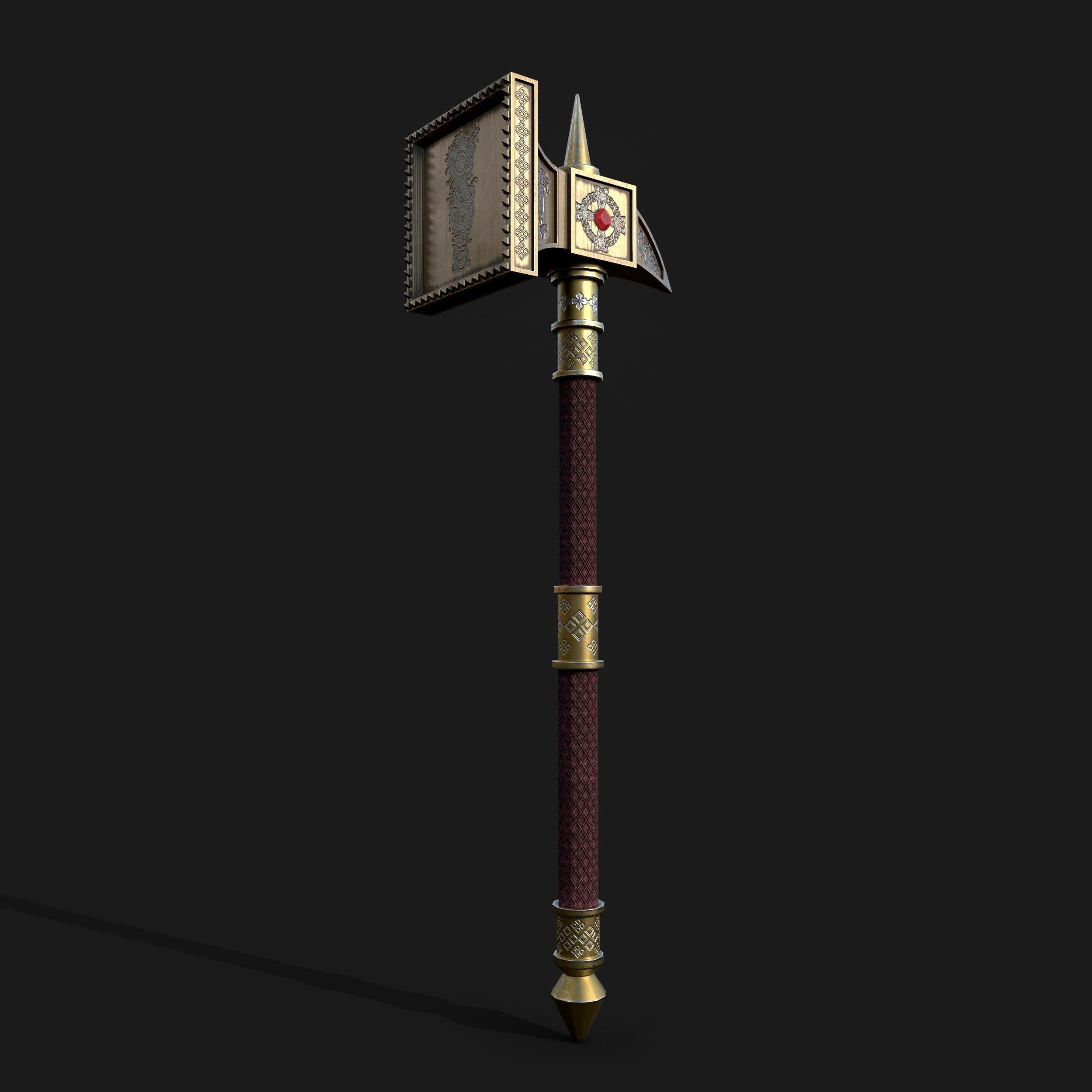 3D model Warhammer Ghal Maraz Lowpoly VR / AR / low-poly | CGTrader