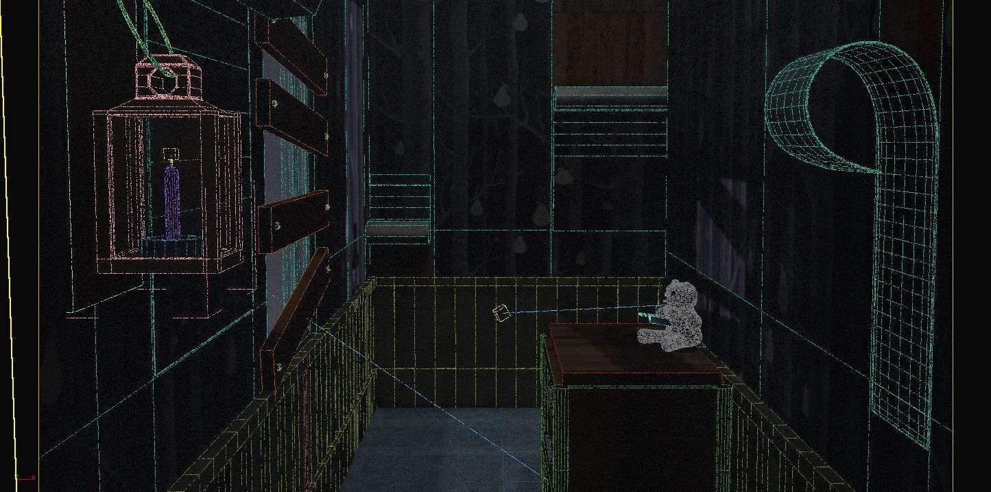 3D model horror style interior VR / AR / low-poly | CGTrader