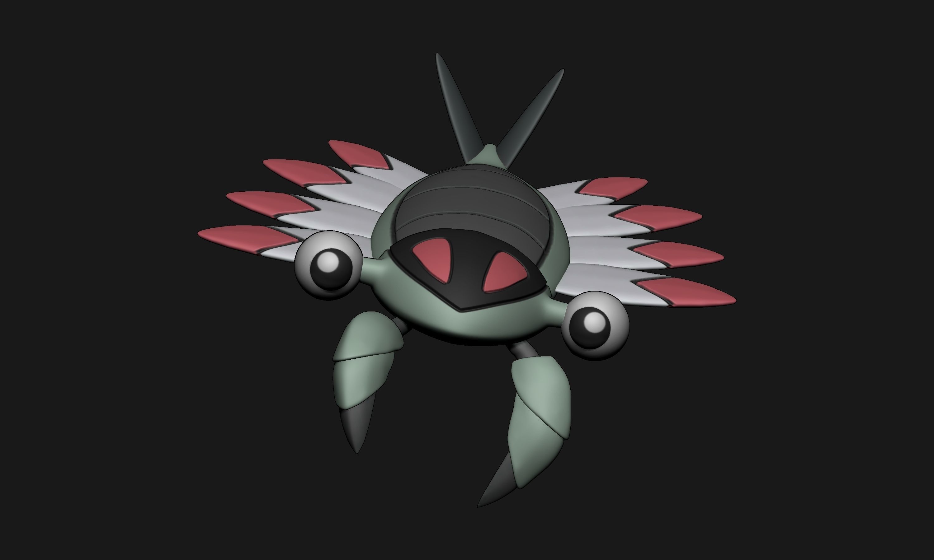 Pokemon - Anorith with 2 poses 3D model 3D printable | CGTrader