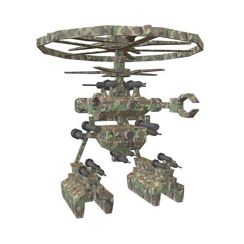 3D model Cartoon Weapon Drone Robot V1 003 VR / AR / low-poly | CGTrader