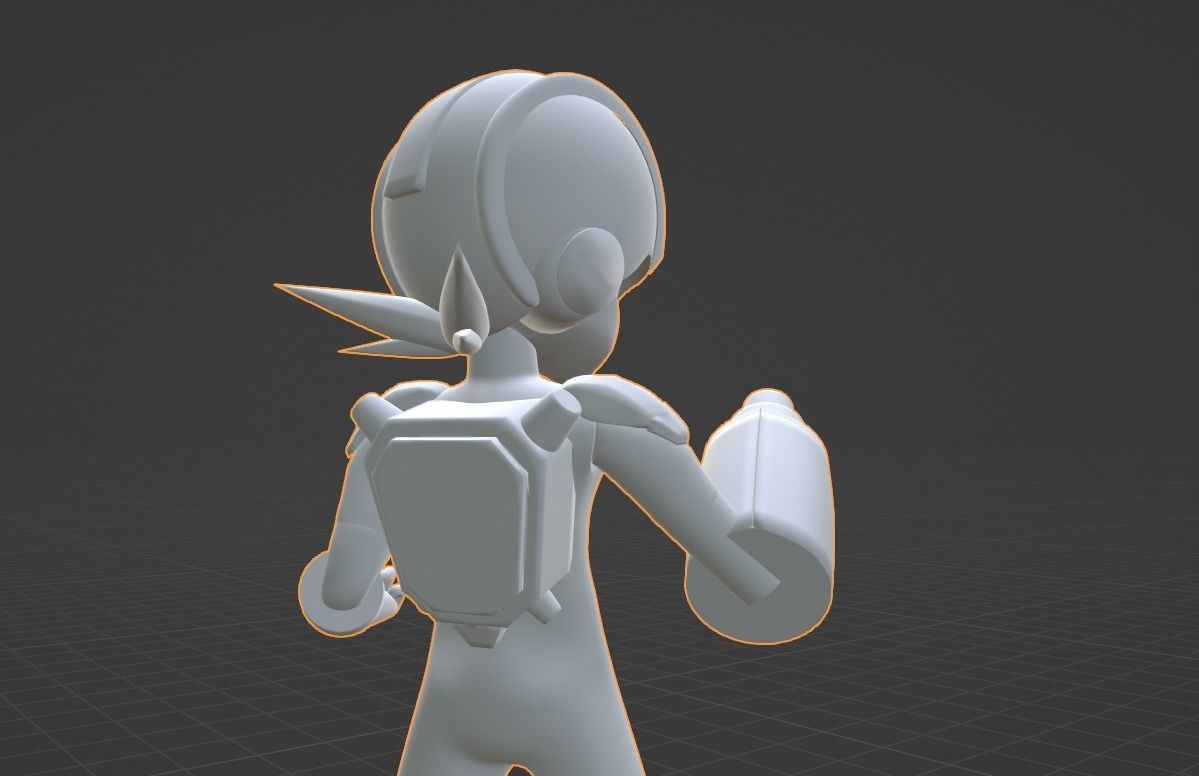 MegaMan EXE 3D Model 3D model rigged | CGTrader
