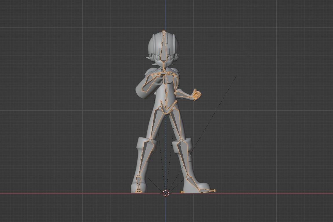 MegaMan EXE 3D Model 3D model rigged | CGTrader