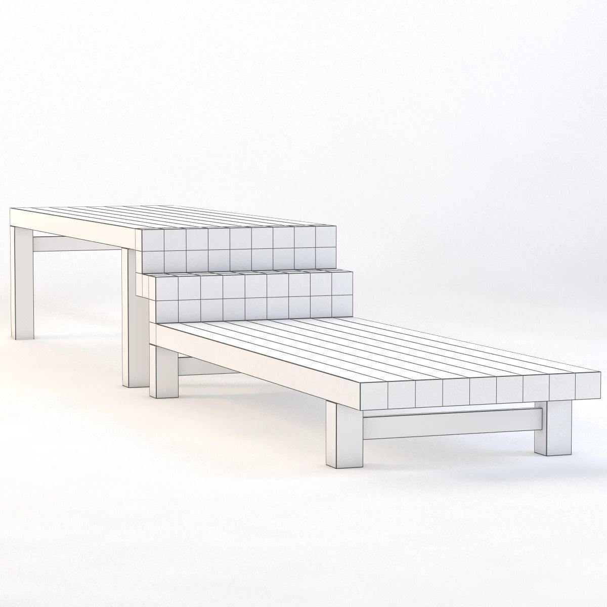 Stage Step Table 3D model | CGTrader