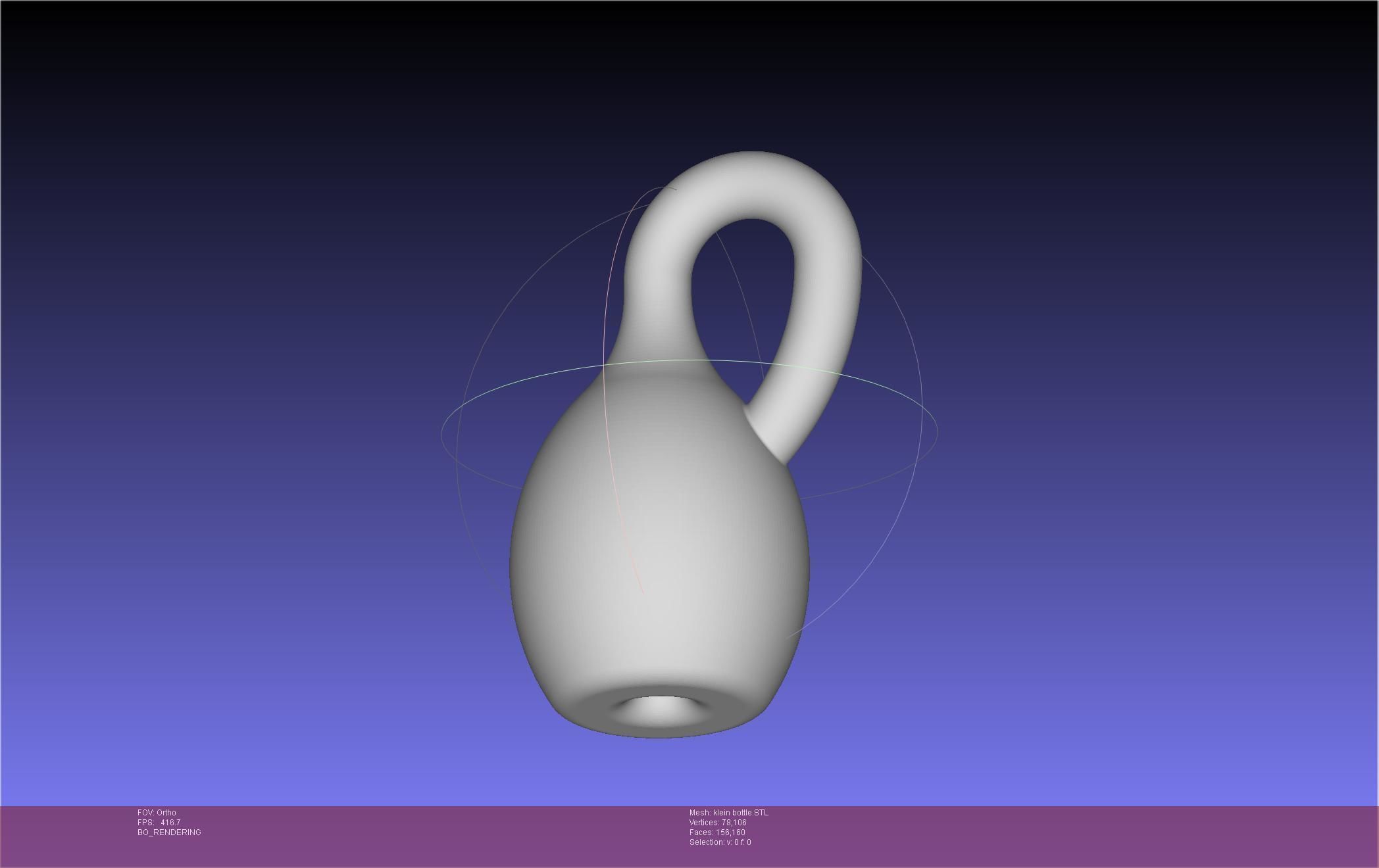 Basic Klein Bottle Printable Model 3d Model 3d Printable Cgtrader 8870