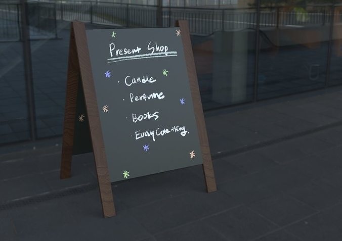 cute sign entrance 3D model 3D printable | CGTrader