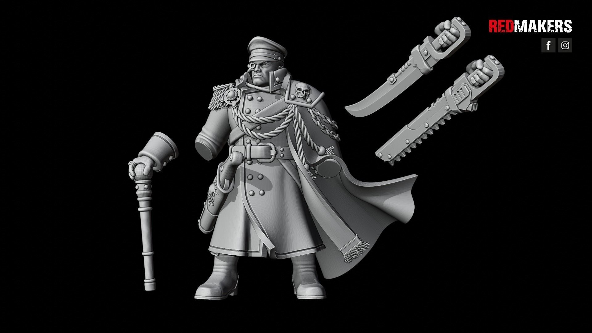 Lord General of the Imperial Force free 3D model 3D printable | CGTrader
