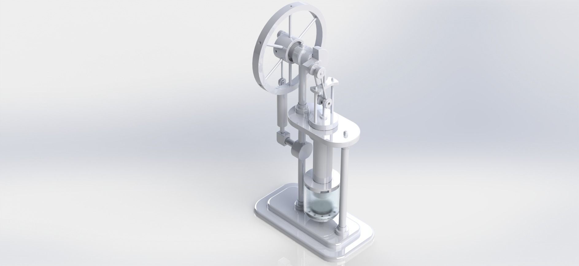 solidworks stirling hot air engine 3D model | CGTrader