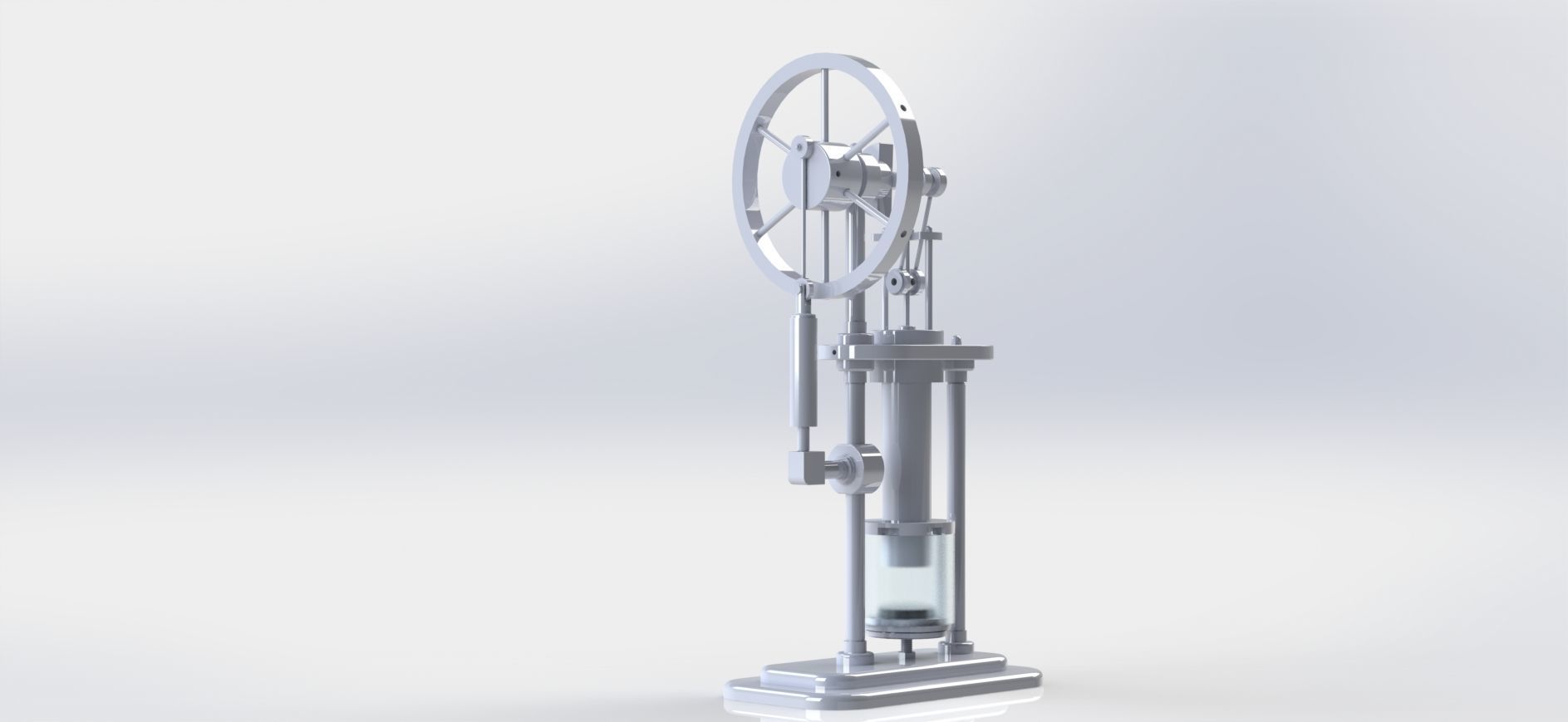 solidworks stirling hot air engine 3D model | CGTrader