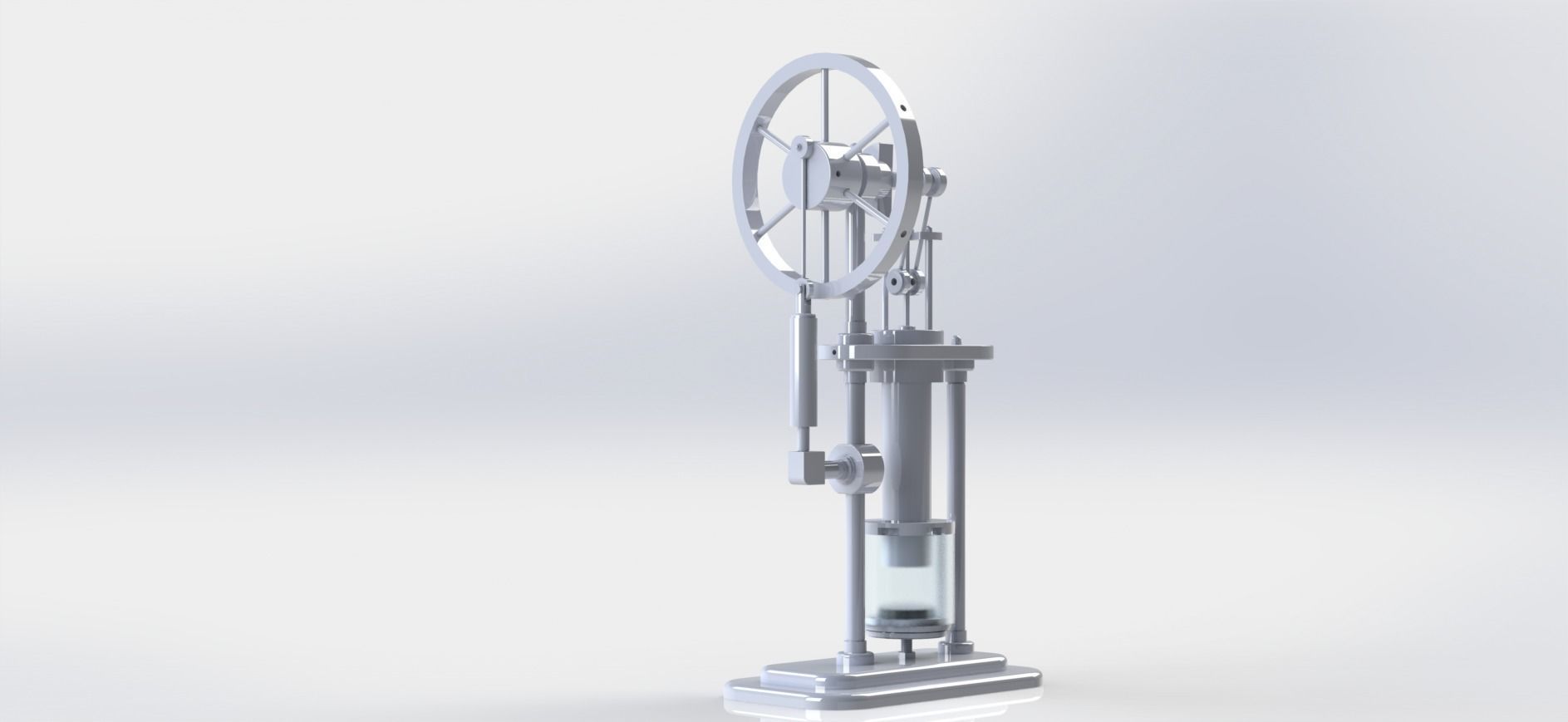 solidworks stirling hot air engine 3D model | CGTrader