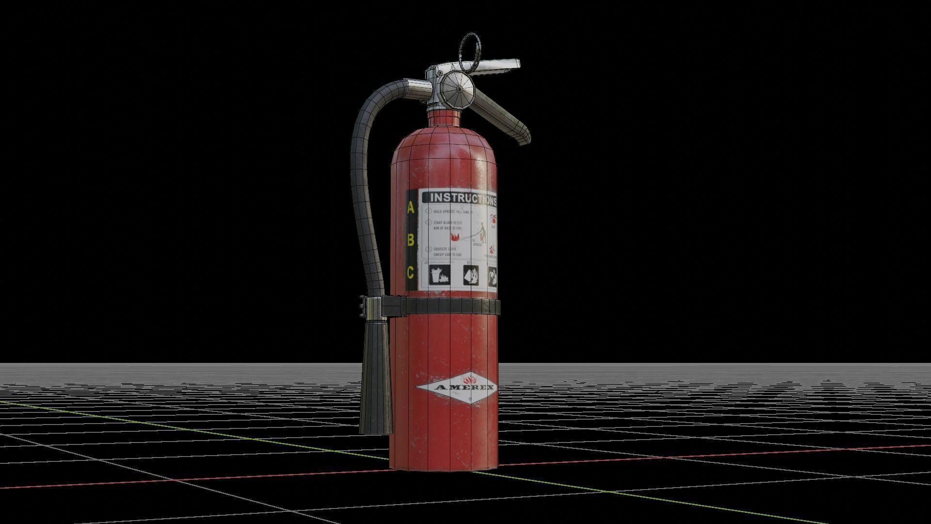 3D model Fire Extinguisher VR / AR / low-poly | CGTrader