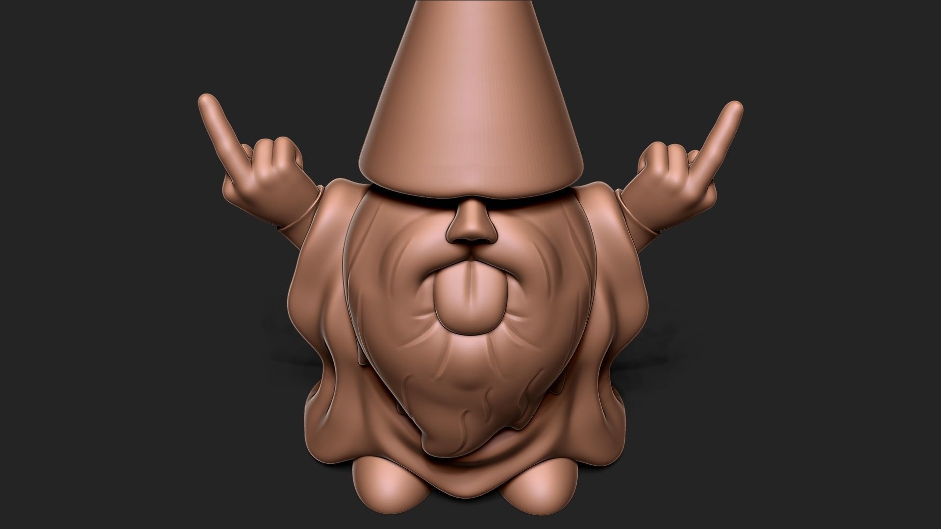 Garden Gnome 3d Model 3d Printable Cgtrader 0861