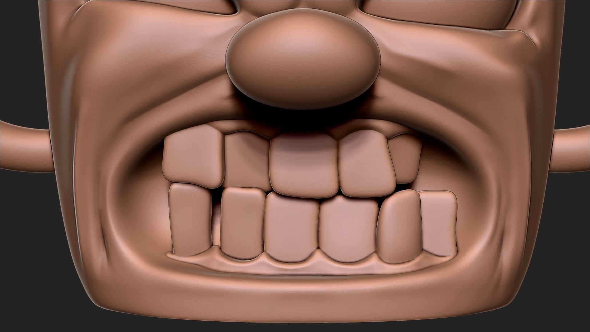 Angry french fries 3D model 3D printable | CGTrader