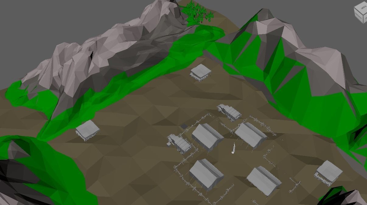 3D model 3D low poly Map VR / AR / low-poly | CGTrader