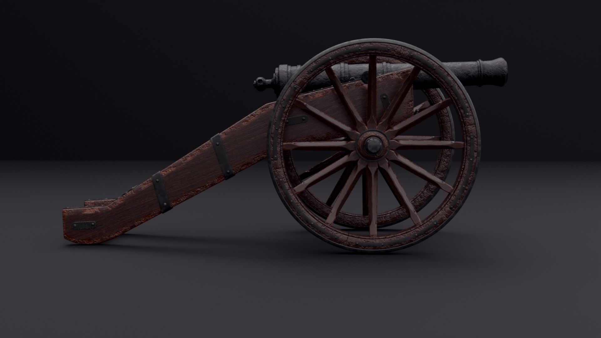 realistic cannon 3D model | CGTrader