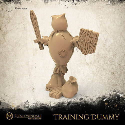 Training Dummy 3D model 3D printable | CGTrader