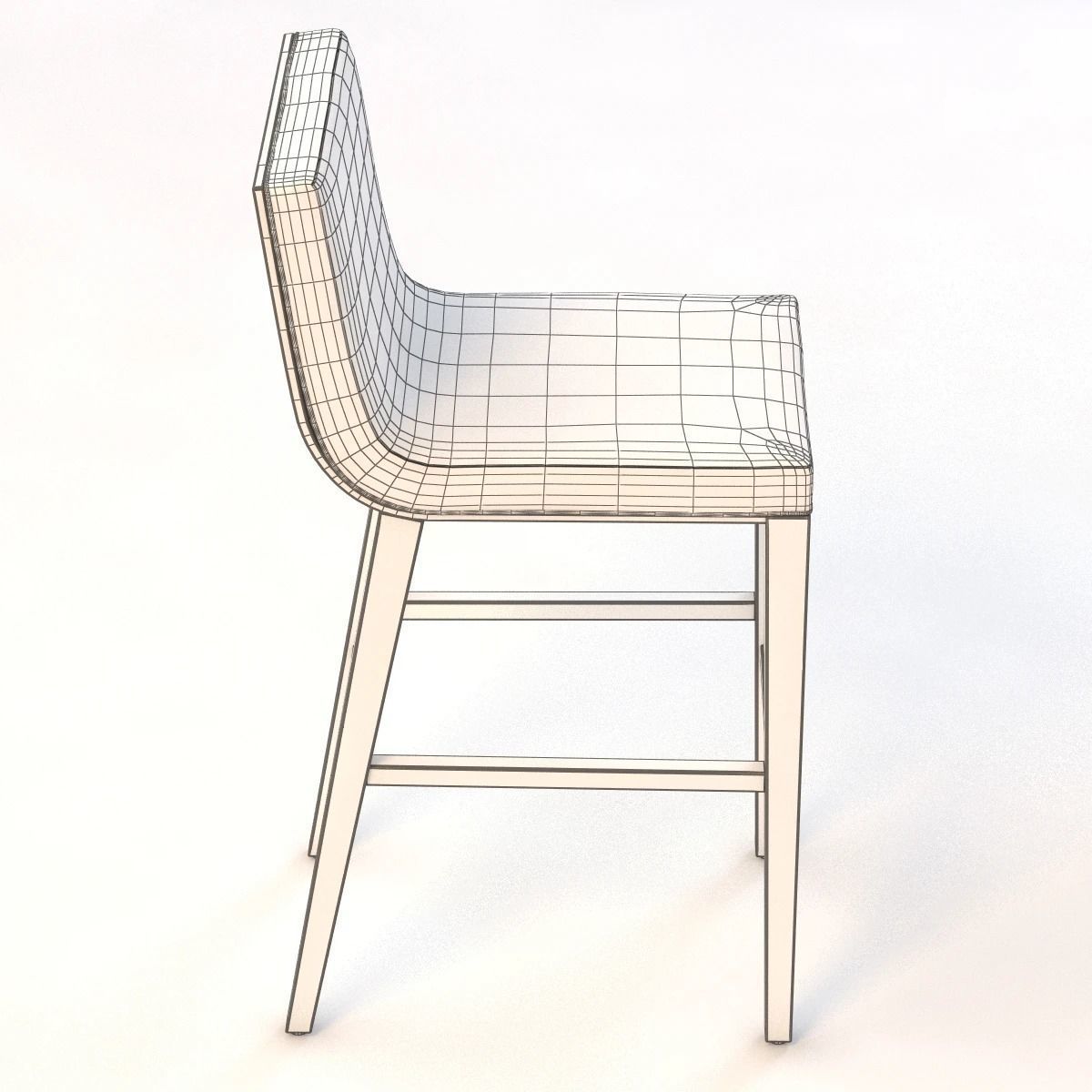 Wickliff Barstool 3D model | CGTrader