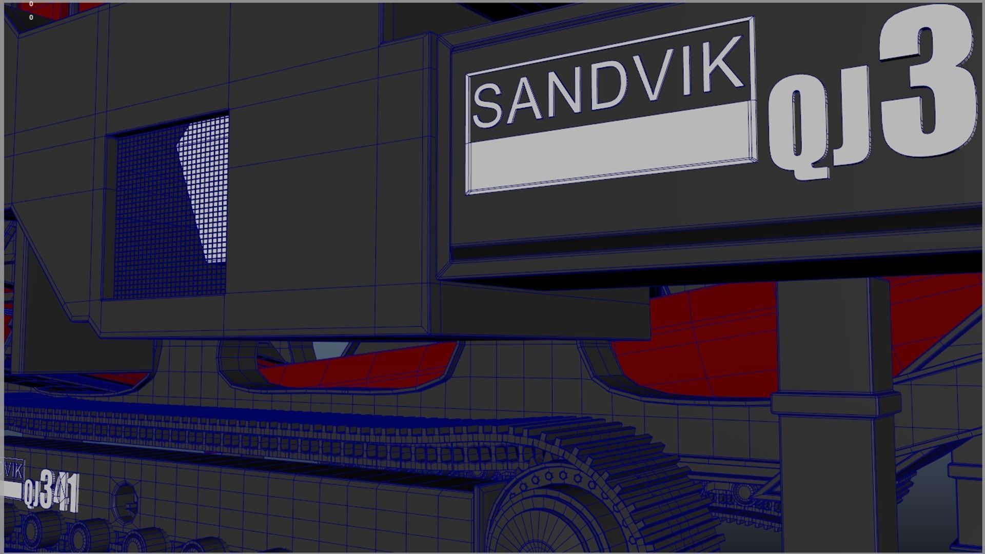 Stone Crusher SandVik 3D model animated | CGTrader