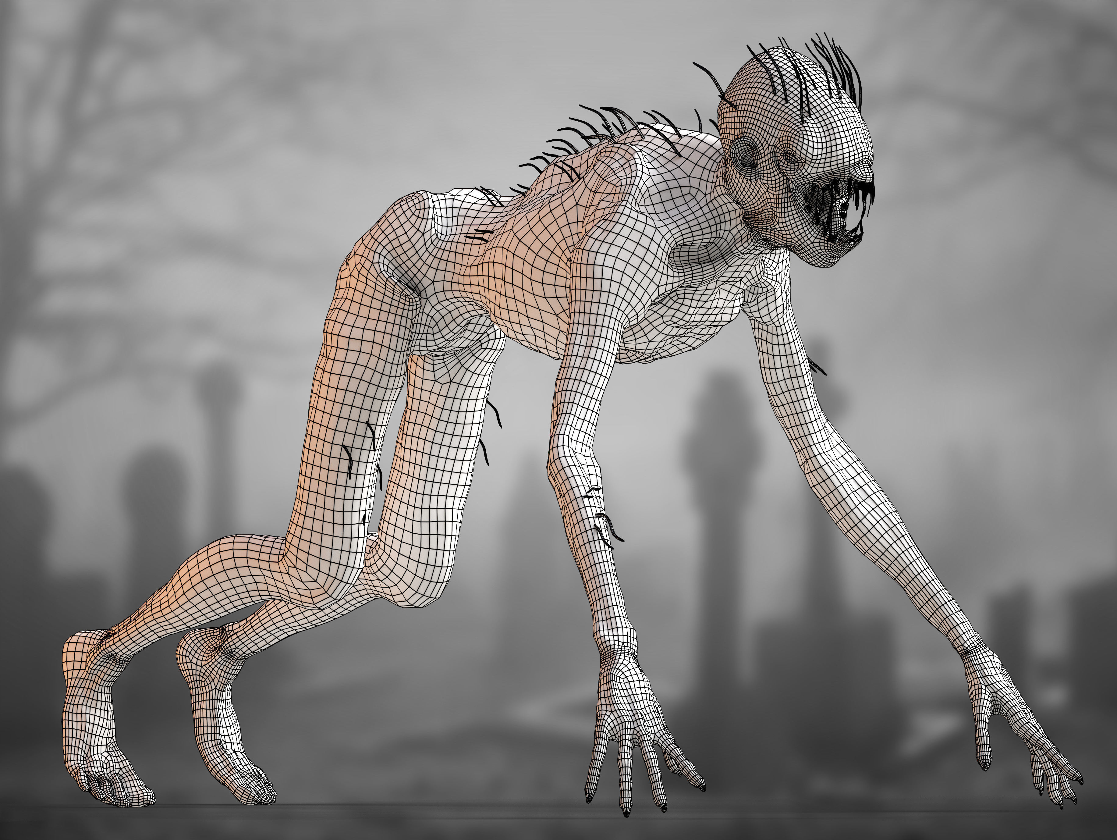 3D model Chupacabra VR / AR / low-poly | CGTrader