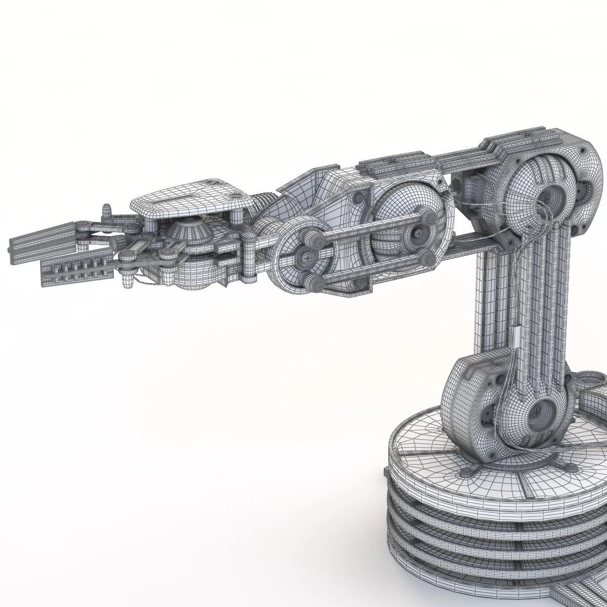 Usb Controlled Robotic Arm 3D model | CGTrader