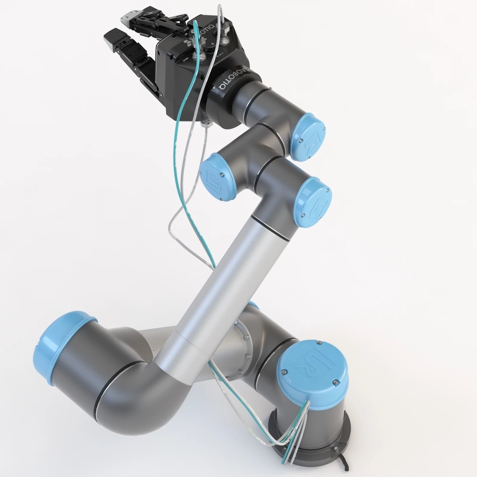 Universal Robots Ur5 With Robotiq Three Finger Adaptive Gripper 3D ...