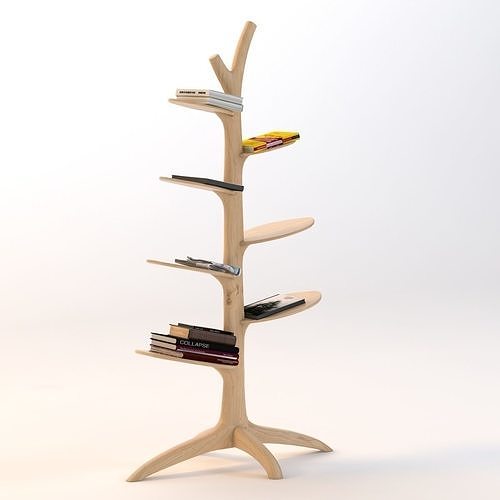 Umthi Bookshelf 3D model | CGTrader