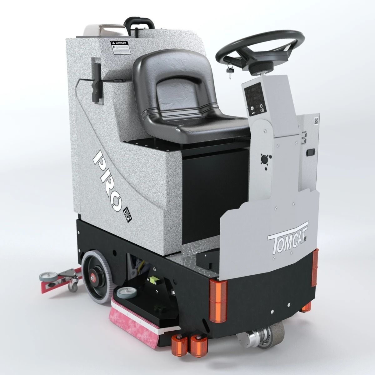 Tomcat Commercial Floor Scrubbers Microrider 3D model | CGTrader