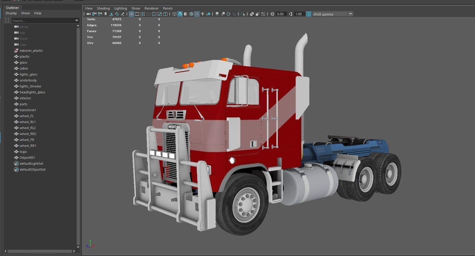 3D model Optimus Prime Freightliner VR / AR / low-poly | CGTrader