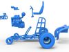 Diecast Mini Rod pulling tractor 7 Scale 1 to 25 3D model 3D printable ...